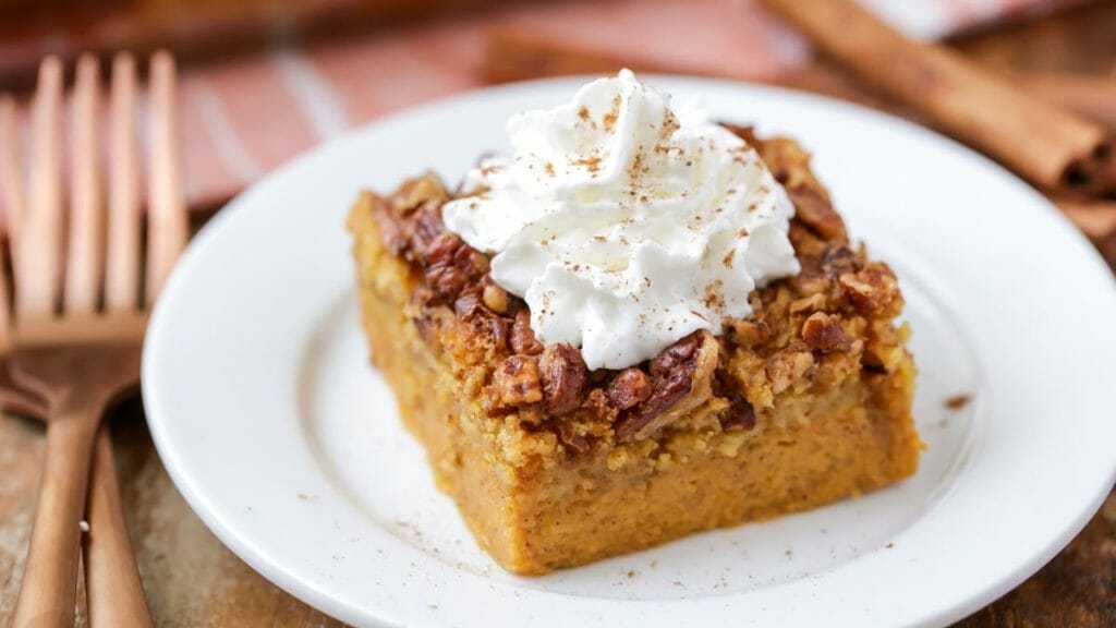 Recipe for Delicious Pumpkin Pie Crunch - feastfulcuisine.com