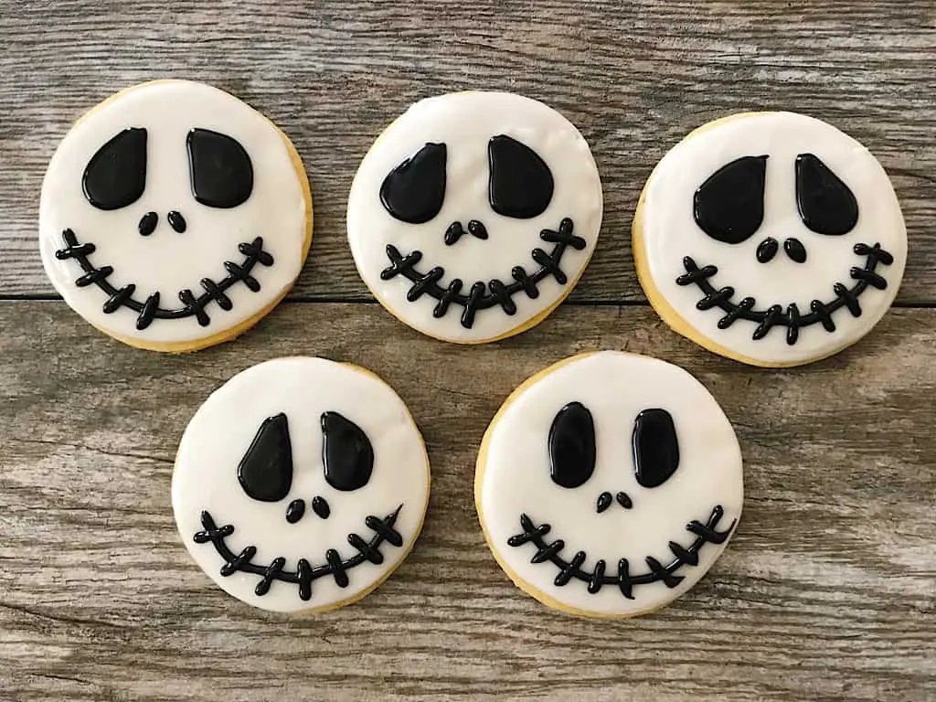 Recipe for Cookies Inspired by Jack Skellington - feastfulcuisine.com