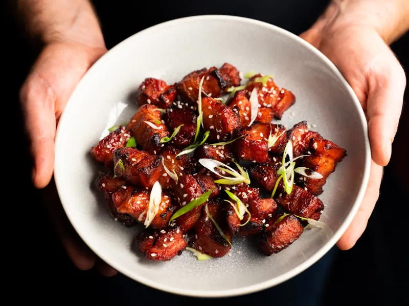 Recipe for Small Pieces of Pork Belly - feastfulcuisine.com