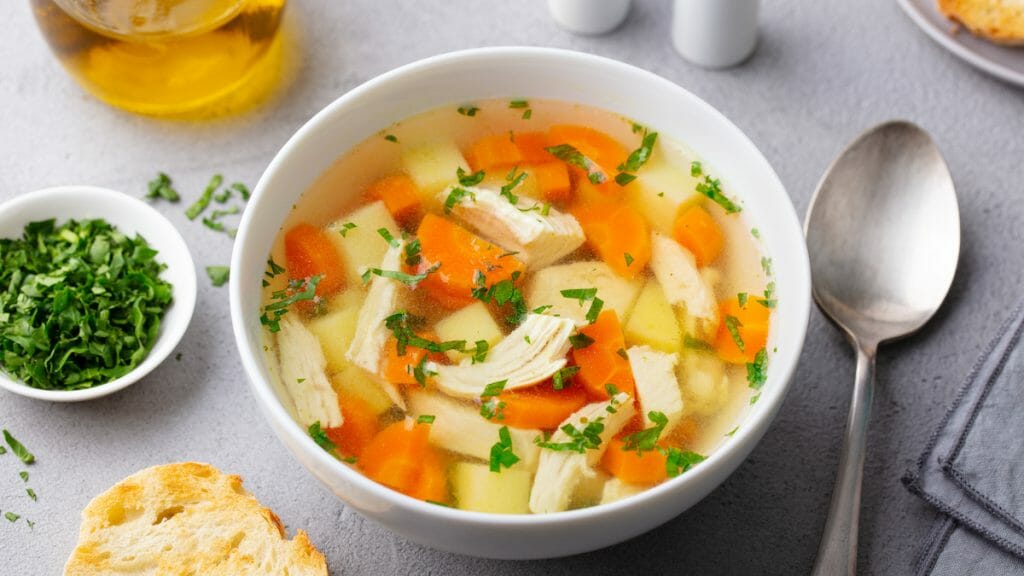 Grand Turkey Bones Broth Dish - feastfulcuisine.com