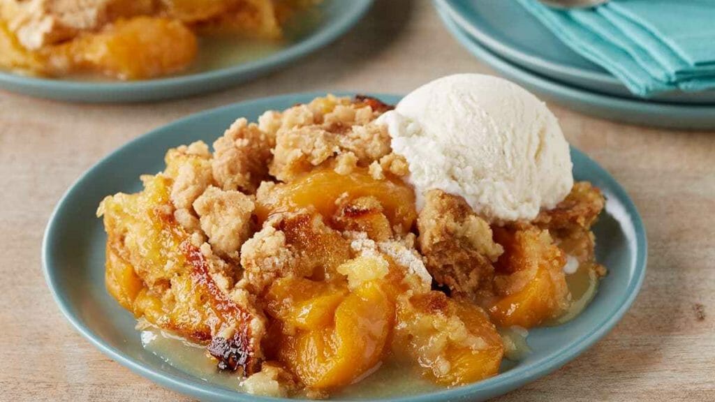 Recipe for Peach Empty Cake - feastfulcuisine.com