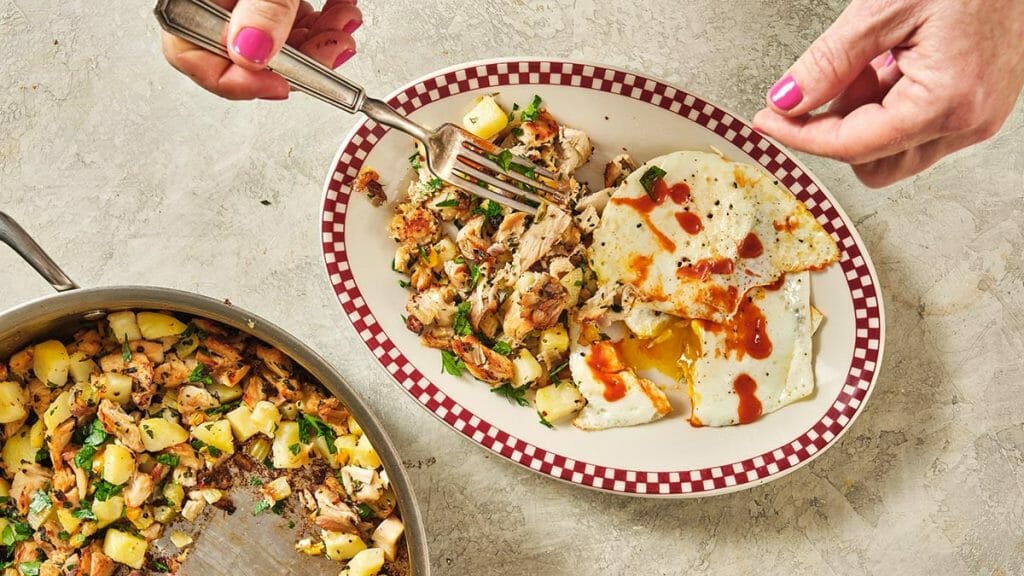 Rapid Leftover Turkey Hash Formula - feastfulcuisine.com