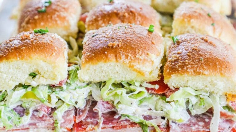 Sliders Grinder à l'Italienne - feastfulcuisine.com