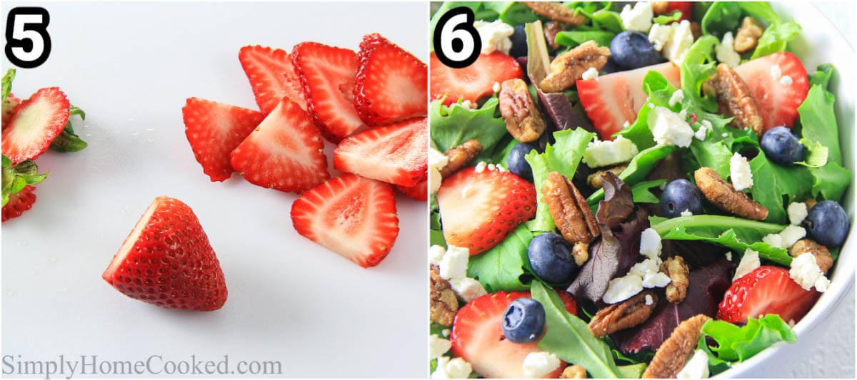 Salade aux Fraises, Feta et Épinards - Fanatique de la Cuisine ...