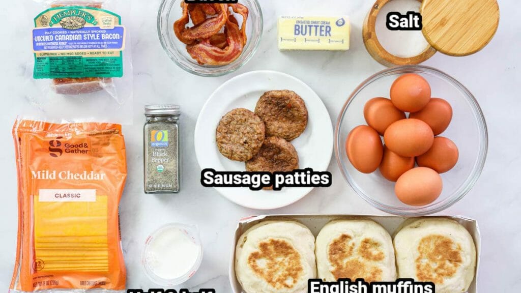 Morning Sandwich (3 Variations) - feastfulcuisine.com