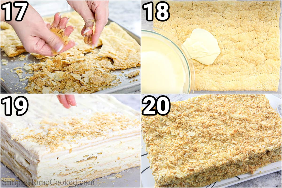 Simple Napoleon Cake Method (VIDEO) - feastfulcuisine.com