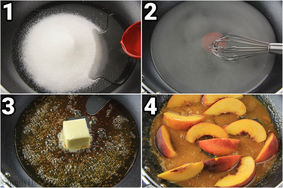 Peach French Toast - Cooking Enthusiast - feastfulcuisine.com
