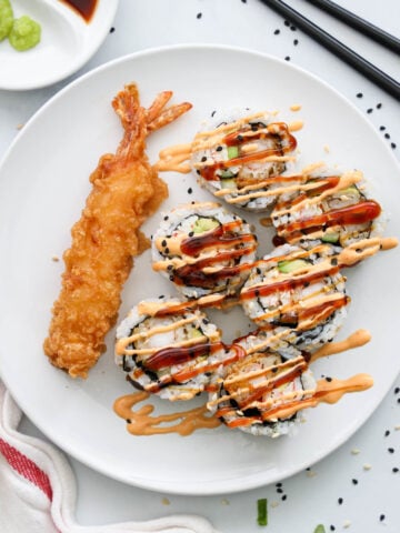 Shrimp Tempura Roll Recipe - feastfulcuisine.com
