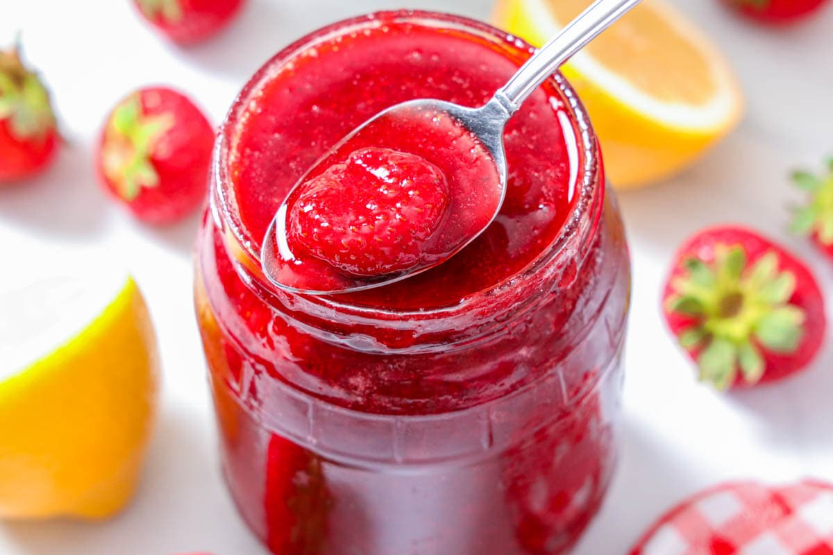 3 Substance Strawberry Preserves (nopectin) - feastfulcuisine.com