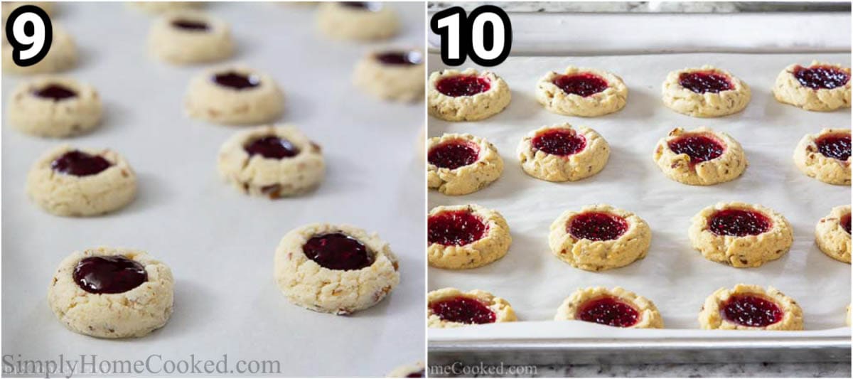 Raspberry Indentation Cookies (VIDEO) - feastfulcuisine.com